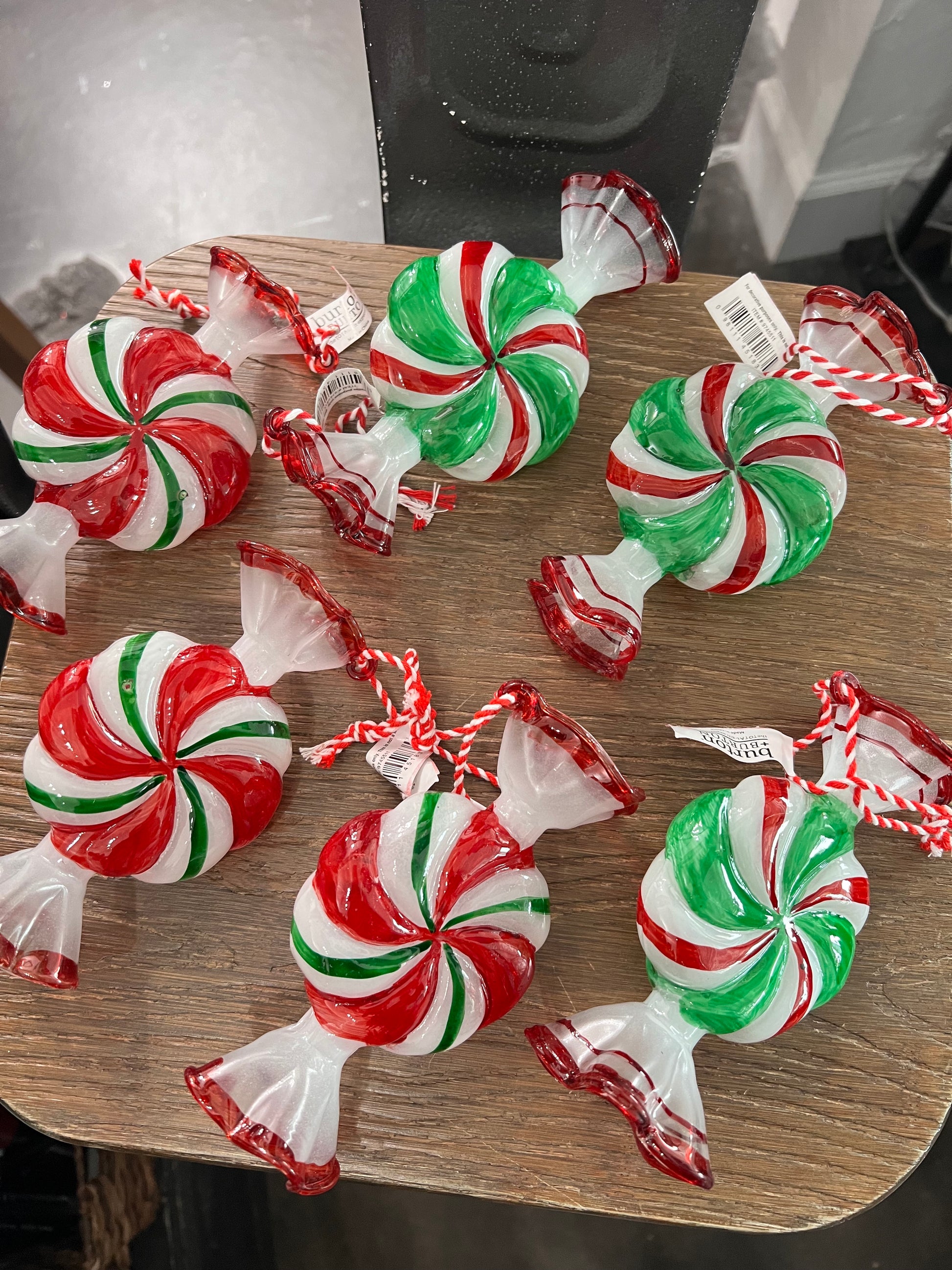 Round wrapped candy ornament – Design Haus Boutique