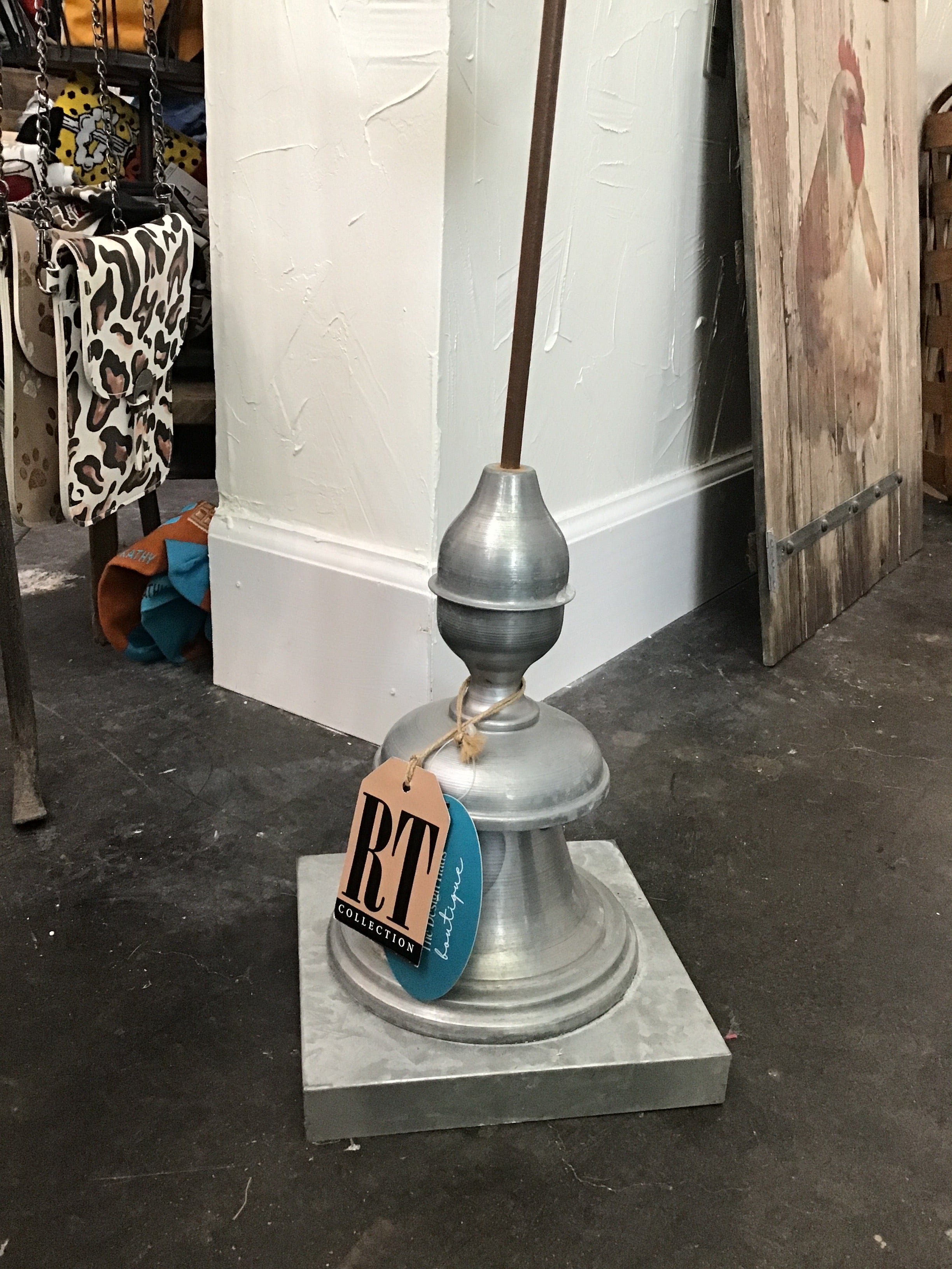 Extra Large Galvanized Metal Base – Design Haus Boutique